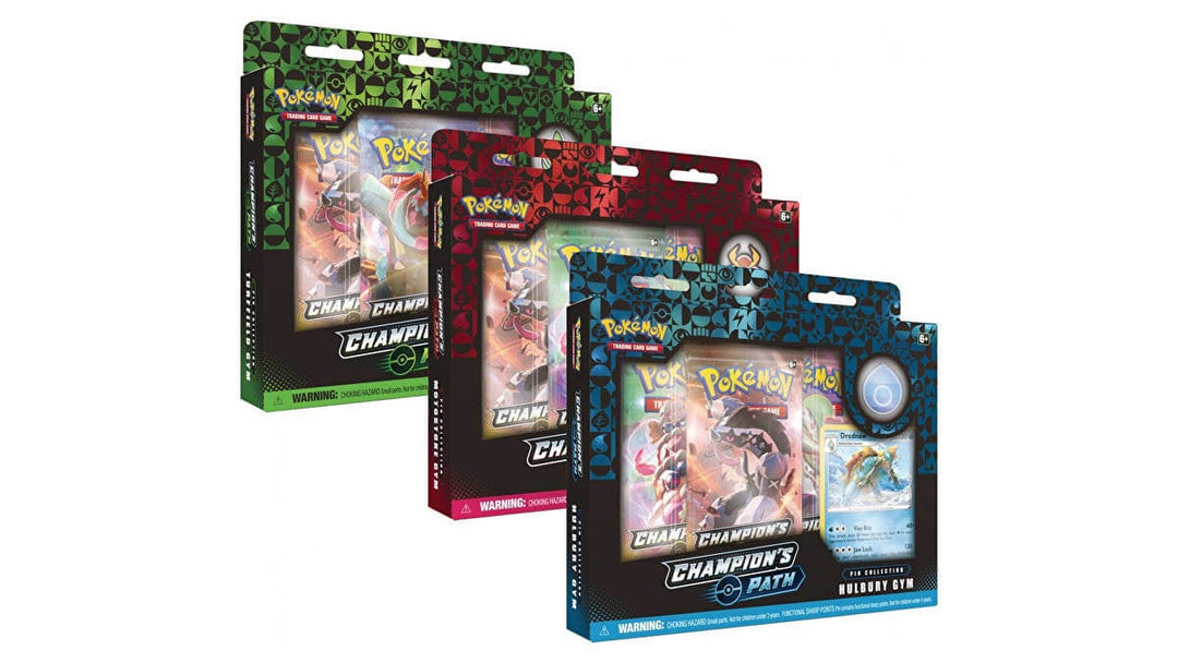 Pokemon TCG: Champion's Path Pin Collection (Set of 3) – Hoarders ...